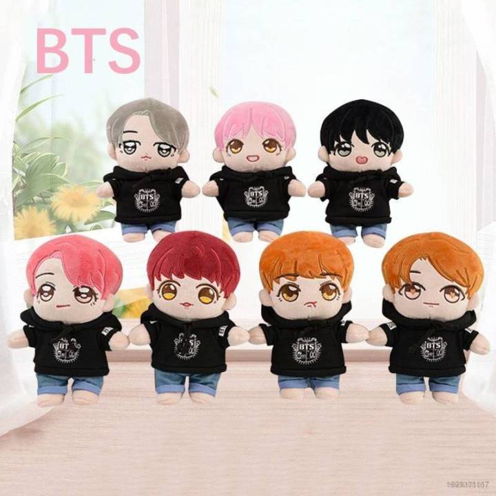 vm2 20cm BTS Plush Toys Stuffed Dolls clothes can be taken off JIN J ...