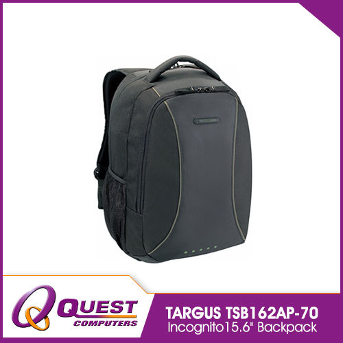 TARGUS TSB162AP-70 INCOGNITO 15.6" BACKPACK for Laptops Waterproof ...