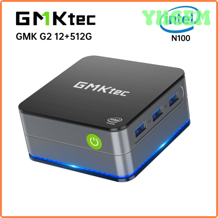YHGEM GMKtec G2 Mini PC Windows 11 Pro Intel 12th Gen Alder Lake N100 Mini PC DDR5 12GB RAM ...