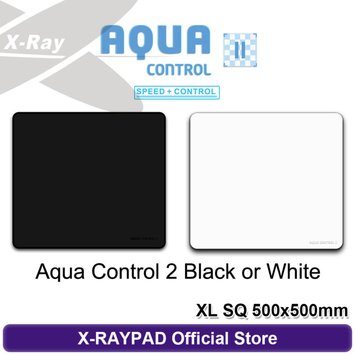 แผ่น X-Raypad Aqua Control II แผ่นเมาส์สำหรับเล่นเกมส์ AC2 XL ขนาดสี่เหลี่ยม-500x500x 4มม. แผ่น ...