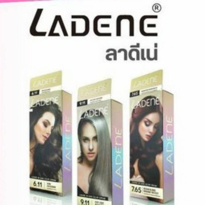 LADENE 3D Hair Color ลาดีเน่ ทรีดี ครีมเปลี่ยนสีผม 100ml. | Lazada.co.th