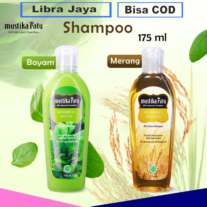 Shampoo MUSTIKA RATU Sampo Bayam Merang Sampo Rambut Rontok Anti ...