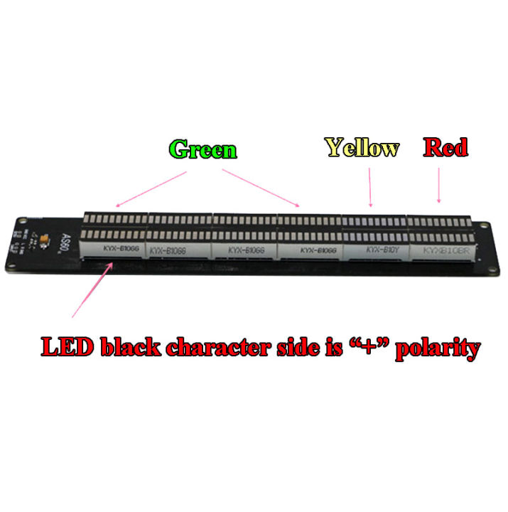 AS60 LED Music Spectrum Indicator DIY Kits Dual Channel 60 Professional ...