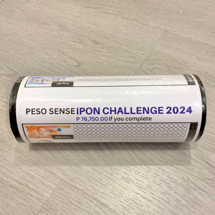 New 2024 Peso Sense Ipon Challenge & 1 Bill Alkansya 9 Inches | Lazada PH