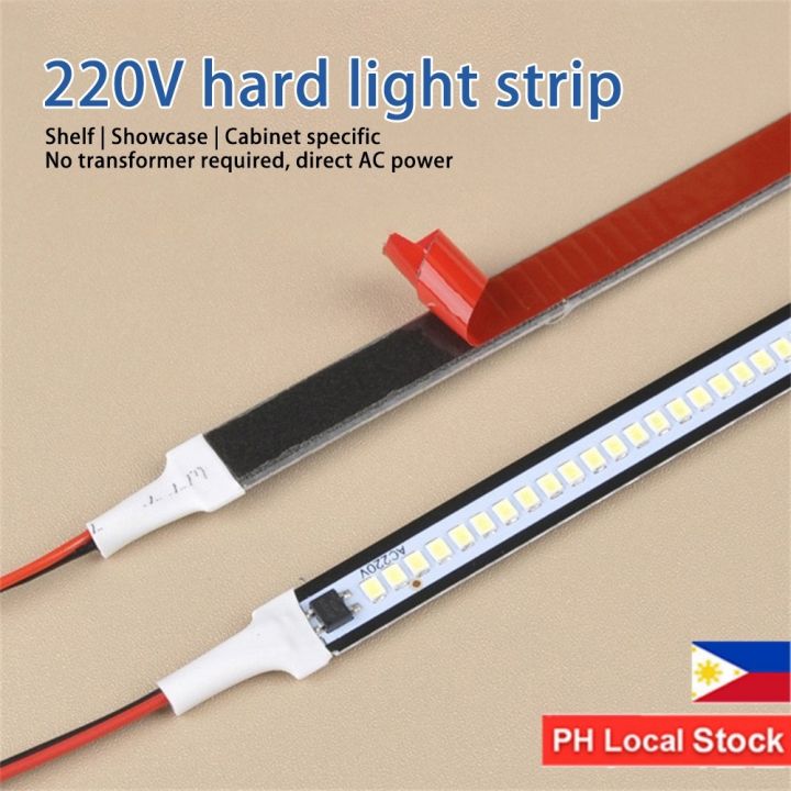 【Local Stock】30/50cm 220V LED Hard Strip Ultra Bright LED Light Bar ...