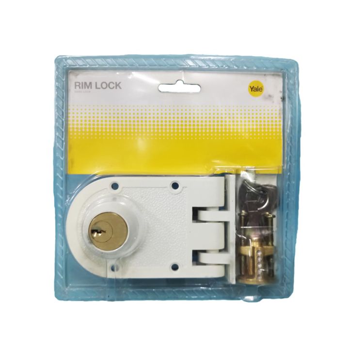 ORIGINAL YALE ( DOUBLE ) rim lock dead bolt V198-1/4 WL RIMLOCK ...
