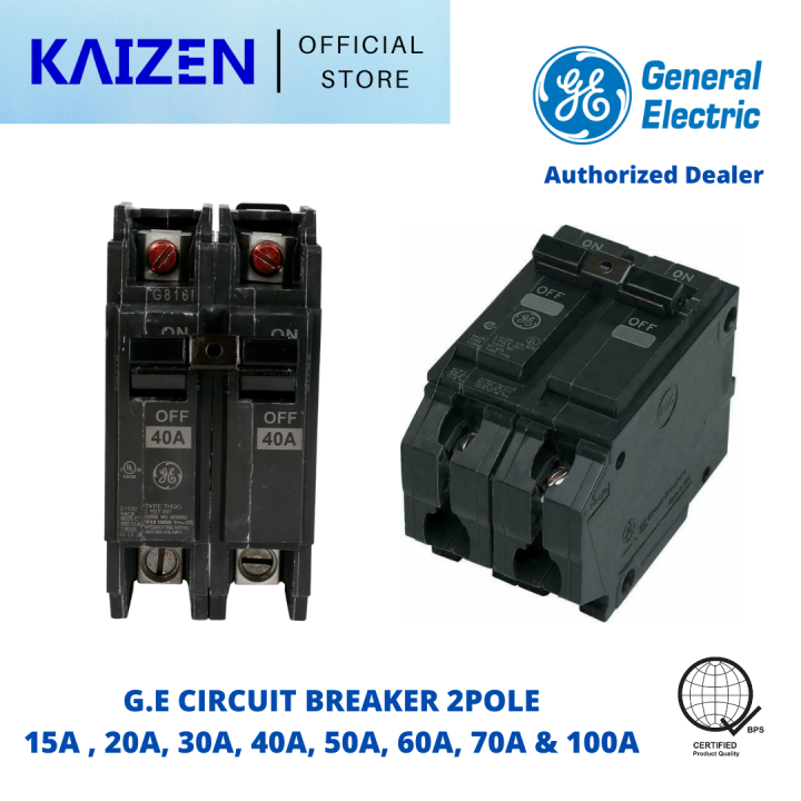 GE Breaker TQL Plug In , TQC Bolt On 2pole 15 20 30 40 50 60 70 100Amp | Lazada PH