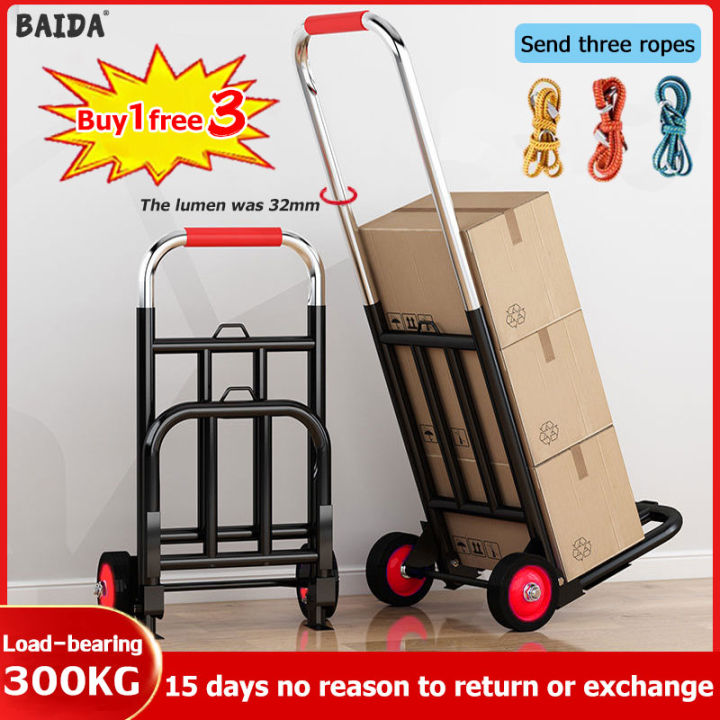 BAIDA Push cart trolley Foldable shopping trolley 32 Pipe diameter ...