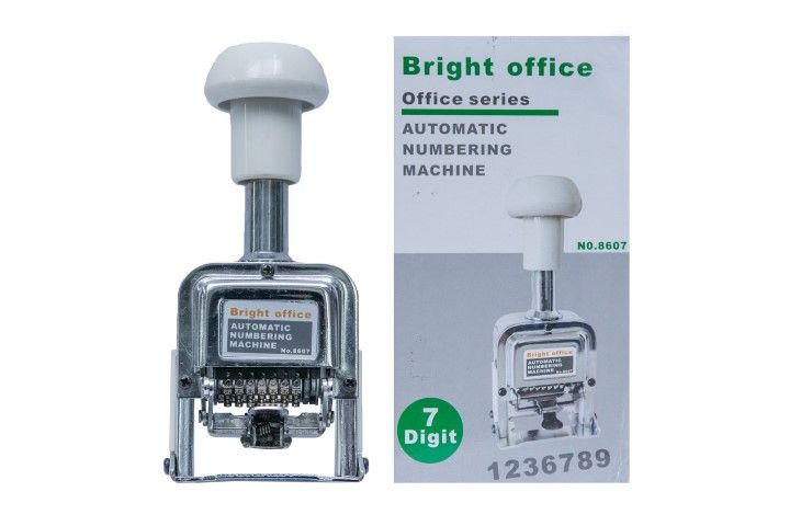 BRIGHT OFFICE NUMBERING MACHINE 8607 NUMBERING STAMP | Lazada