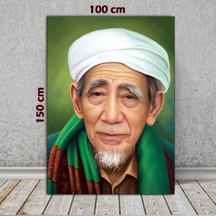 POSTER HIASAN DINDING MBAH MAIMUN ZUBAIR BA, TANPA BINGKAI, BISA BAYAR ...