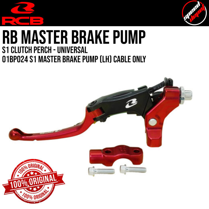 RCB Clutch Perch / S1 Forged Master Pump LH Cable Type Universal [RED ...