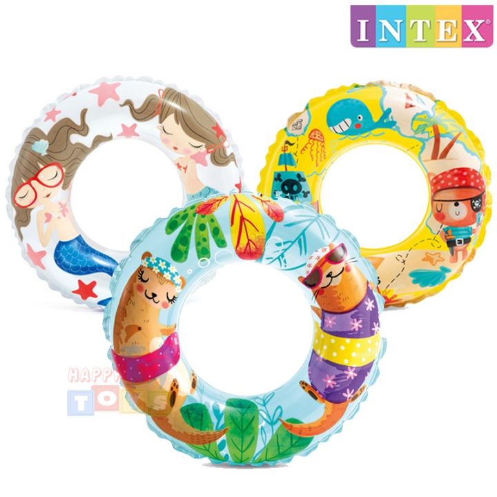 ของแท้! ห่วงยางลายการ์ตูน 24 in (61cm) SWIM RING | Lazada.co.th
