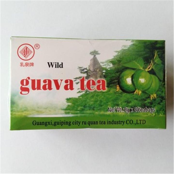 Organic Guava Leaf Tea - 20 Bags x 2g, 100% Natural Herbal Infusion ...