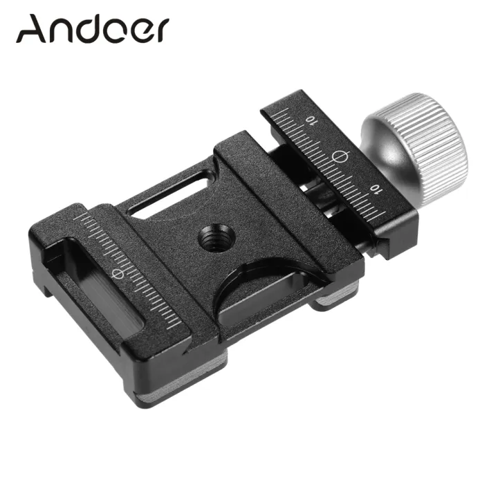 Andoer Quick Release Clamp 38mm Aluminum Screw Knob Clamp Compatible ...