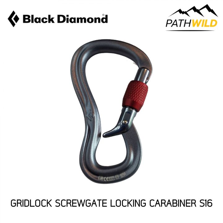 BLACK DIAMOND GridLock Screwgate Locking Carabiner S16 คาราไบเนอร์แบบ ...