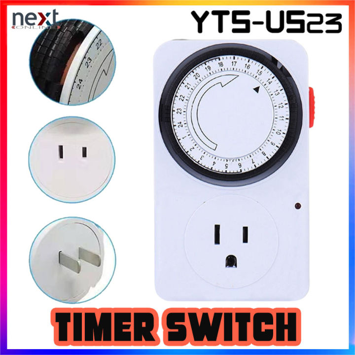 YTS-US23 24 Hours Program Timer 220-240V Max. 3000W Mechanical ...