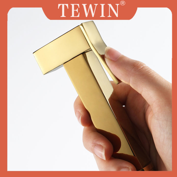 TEWIN Nordic black all-copper women's washer toilet companion nozzle ...