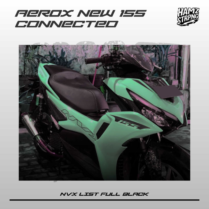 Striping Transparan Aerox New 155 Konsep Simple NVX sticker viral wajib ...