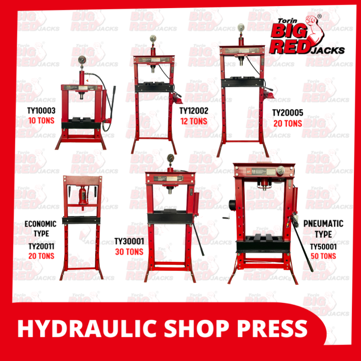 Big Red Hydraulic Shop Press | Lazada PH