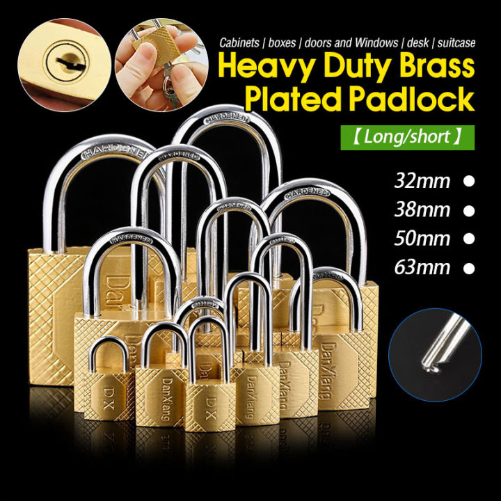 32mm 38mm 50mm 63mm Security Padlock Door Lock Brass Padlock Padlocks ...