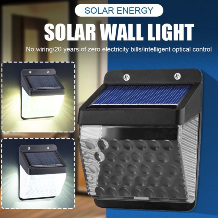 Outdoor Courtyard LED Solar Light with Sensor Automatic Lighting Solar ...