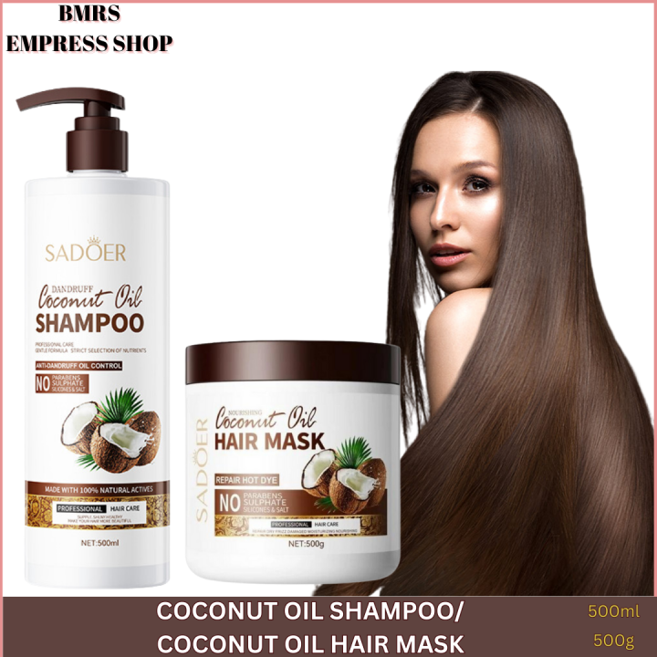 ORIGINAL Coconut Shampoo/Hair Mask Anti-Dandruff Control Oil Fluffy Repair Frizz Suppleness ...