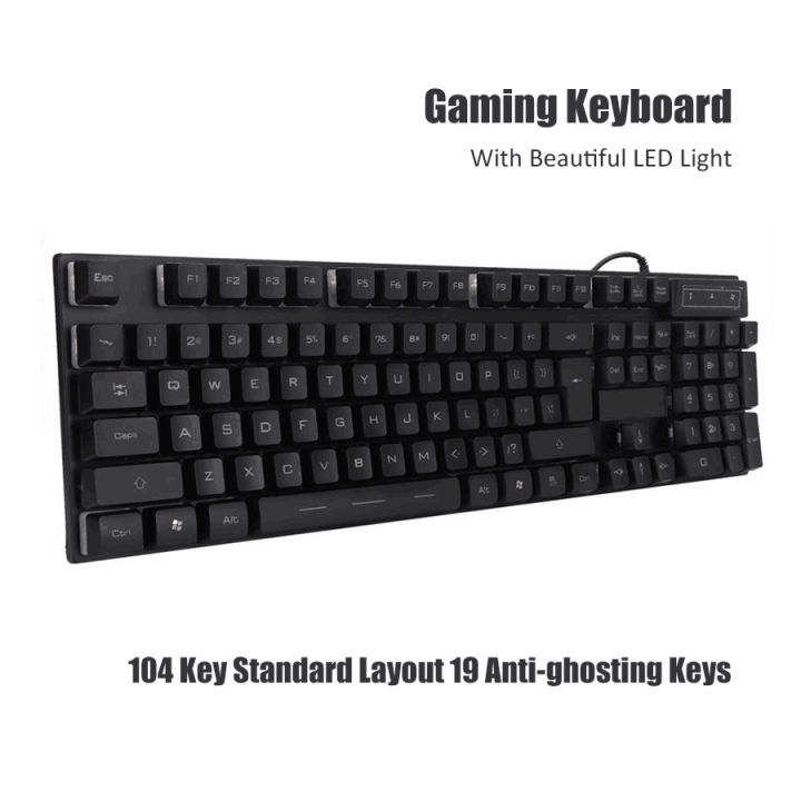 King X100 104 Keys Gaming Keyboard Rainbow LED Backlit Gaming Keyboard ...