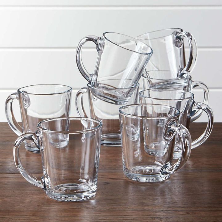 6pcs transparent Glass mug Drinking glassware set CLEARMUGS Lazada PH