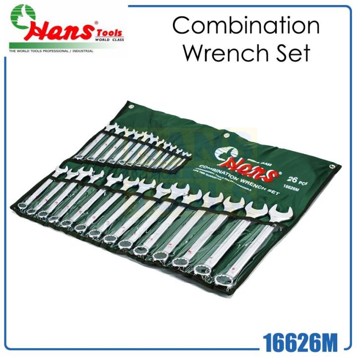 Hans 16626M Combination Wrench Set | Lazada PH