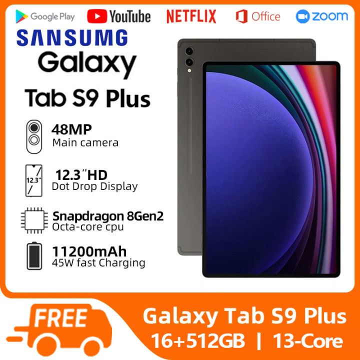 Tablet PC Baru SANSUMG Galaxy Tab S9 S9+ 16GB+512GB Tablet 12.3inch ...