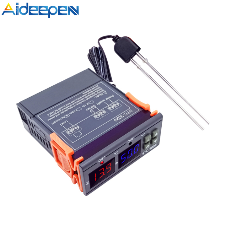 Aideepen Digital Humidity Controller Soil Controller STC-3029 with ...