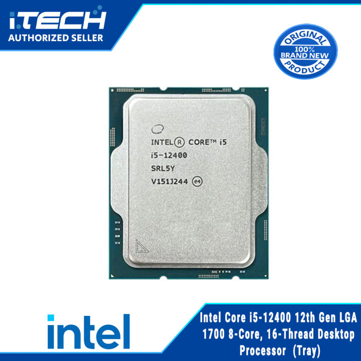 Intel Core i5-12400 12th Gen LGA 1700 8-Core, 16-Thread Desktop ...