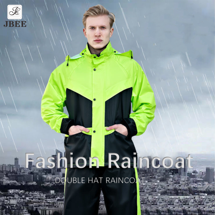 JBEE B-935 Advanced Raincoat for Men Waterproof Jacket Motorcycle ...