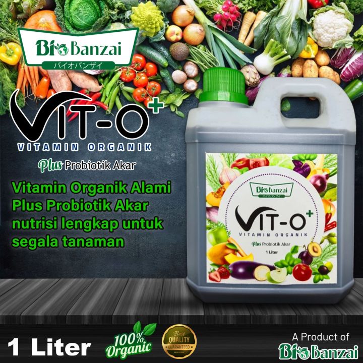 Vit-O Plus Probiotik Akar 1 Liter Bio Banzai vitamin organik alami plus ...