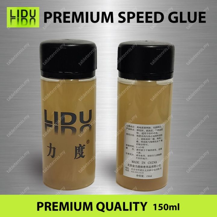 Lidu Glue Premium Speed Glue Table Tennis Rubber Glue 150ml Gam Getah ...