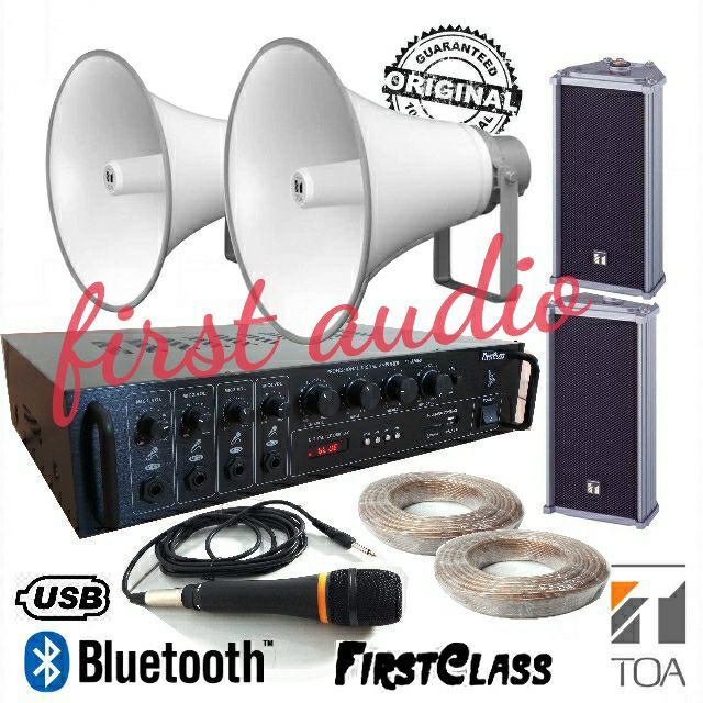 PAKET SOUND MASJID INSTALASI TOA HORN SPEAKER DAN SPEAKER DALAM TOA ...