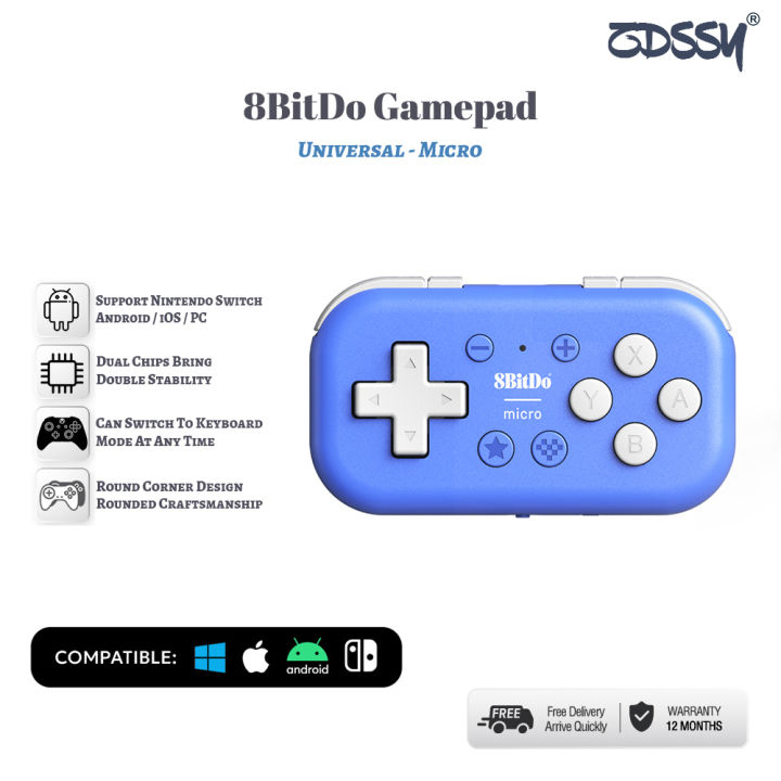 ZDSSY 8BitDo Micro Bluetooth Controller Pocket-sized Mini gamepad for ...
