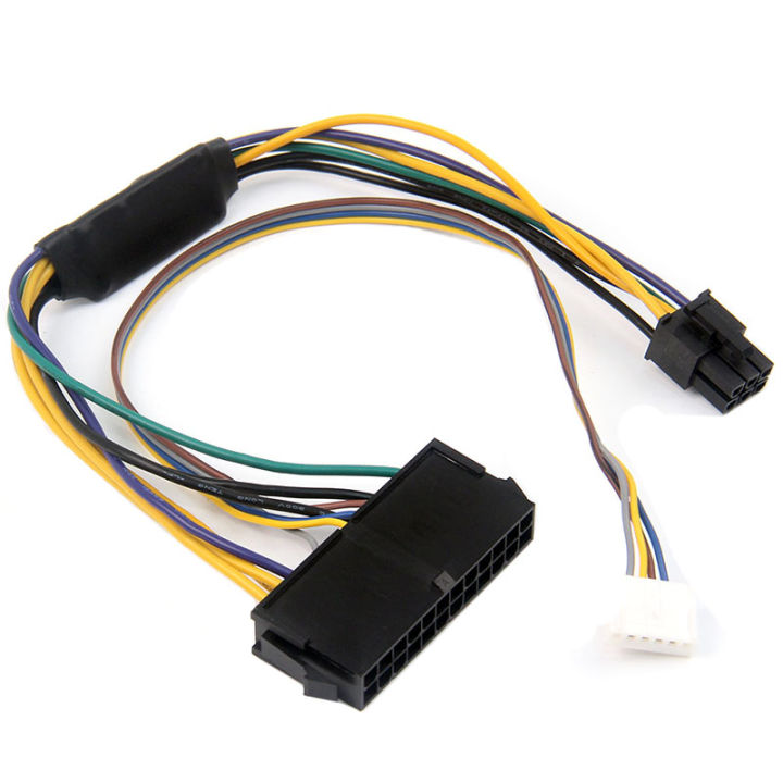 30CM Modular Power Supply Cable ATX 24Pin 24 Pin Female to 6Pin 6-Pin ...