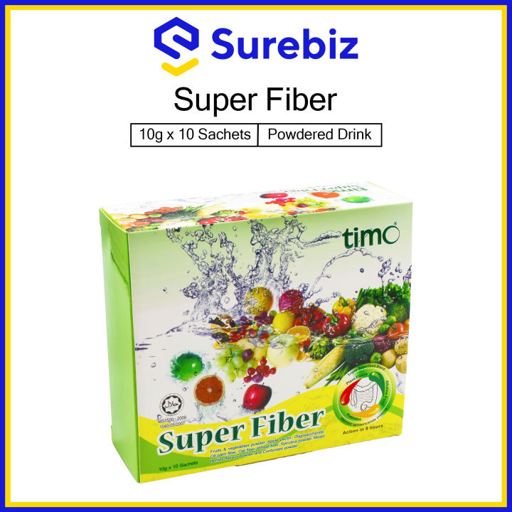 Timo Super Fiber (10 Sachets) with [FREE SHAKER/TUMBLER] | Lazada PH