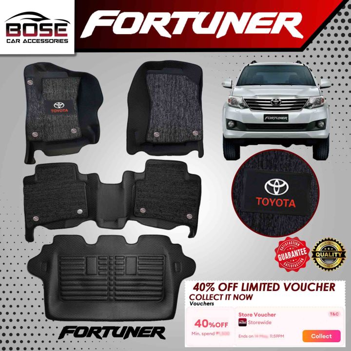 7D Deep Dish Matting Toyota Fortuner 2012 2013 2014 2015 / 2016 2017 ...