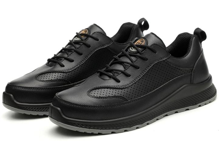 QINHUIZE Labor insurance shoes men's work shoes smash-proof puncture ...