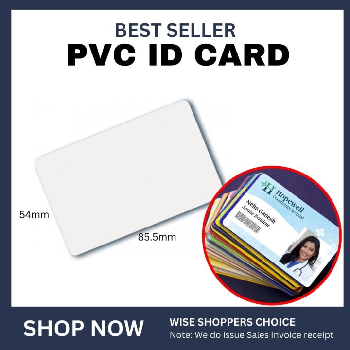 10pcsPVC CARD, pvc ID, plain pvc id card, blank pvc ID | Lazada PH