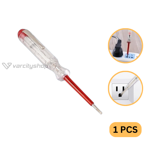 Tespen Test Pen Alat Tes Listrik Obeng Kelistrikan Test Pen Merah ...