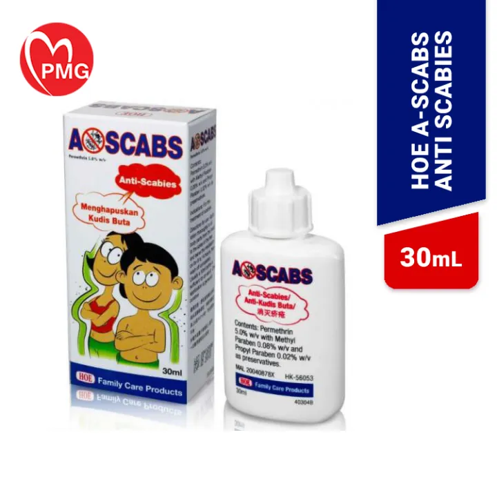[PMG PHARMACY] Hoe A-Scabs Anti Scabies 30ml | Lazada