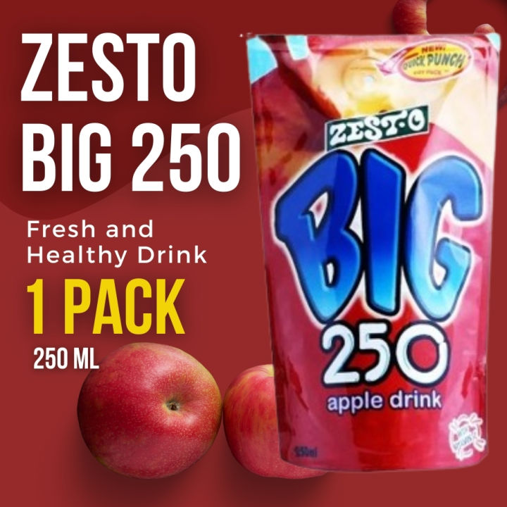 Zesto big 250 Apple Juice 250ml- 1 pack | Lazada PH