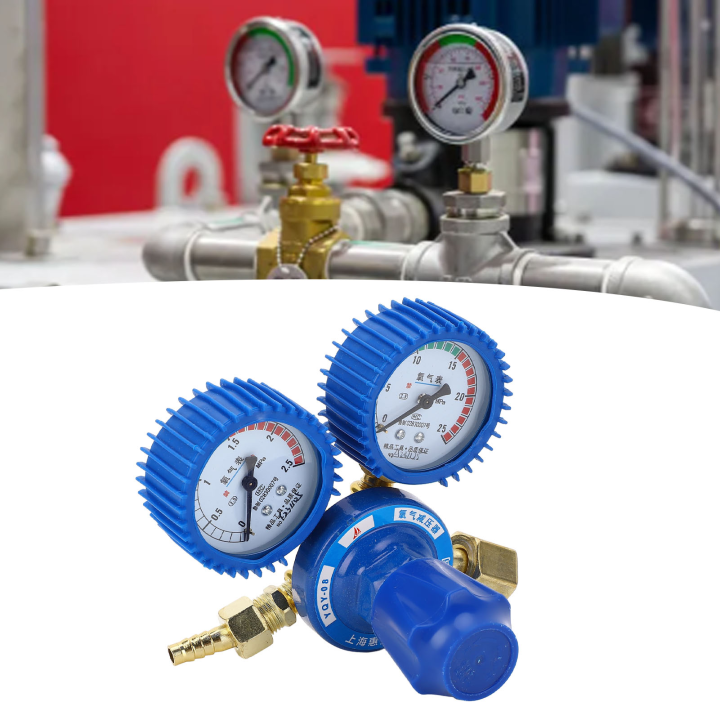 Oxygen Regulator Tank Bottle Pressure Reducer Accessories with Shock ...