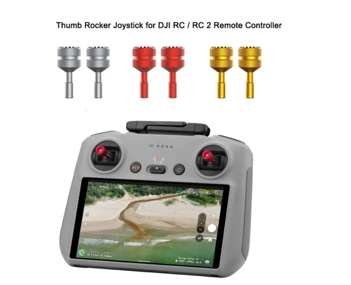 For DJI RC/RC 2 Controller Stick,Metal Aluminum Thumb Rocker Joysticks ...