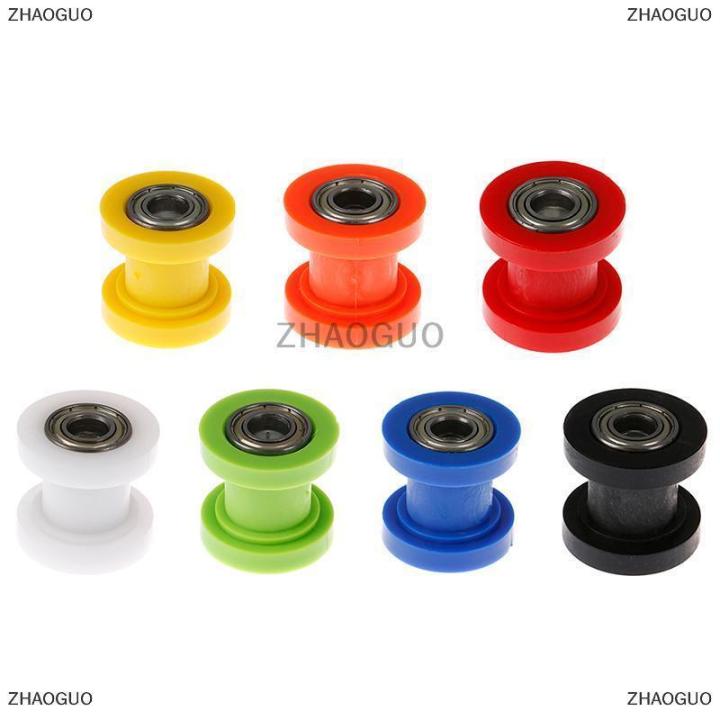 ZHAOGUO 10mm Chain Roller Slider Tensioner Adjuster Pulley Wheel Guide ...