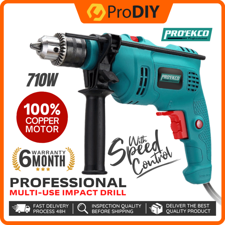 PRO'EKCO Impact Hammer Drill 700W 220V ( GRS550RE / GRS550-28RE ) With ...