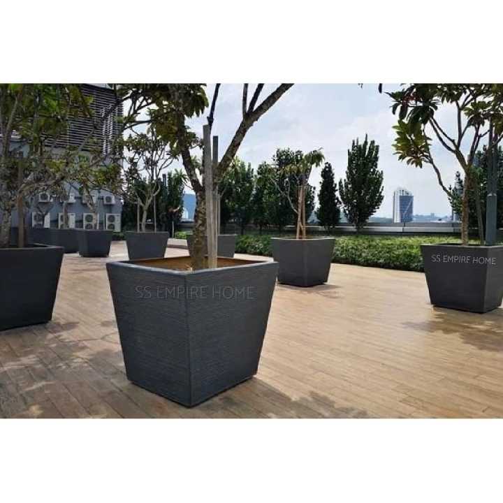 RICO Z1 XXL-L Line Fibreglass Flower Pot Pasu Bunga Garden Taman Plant ...
